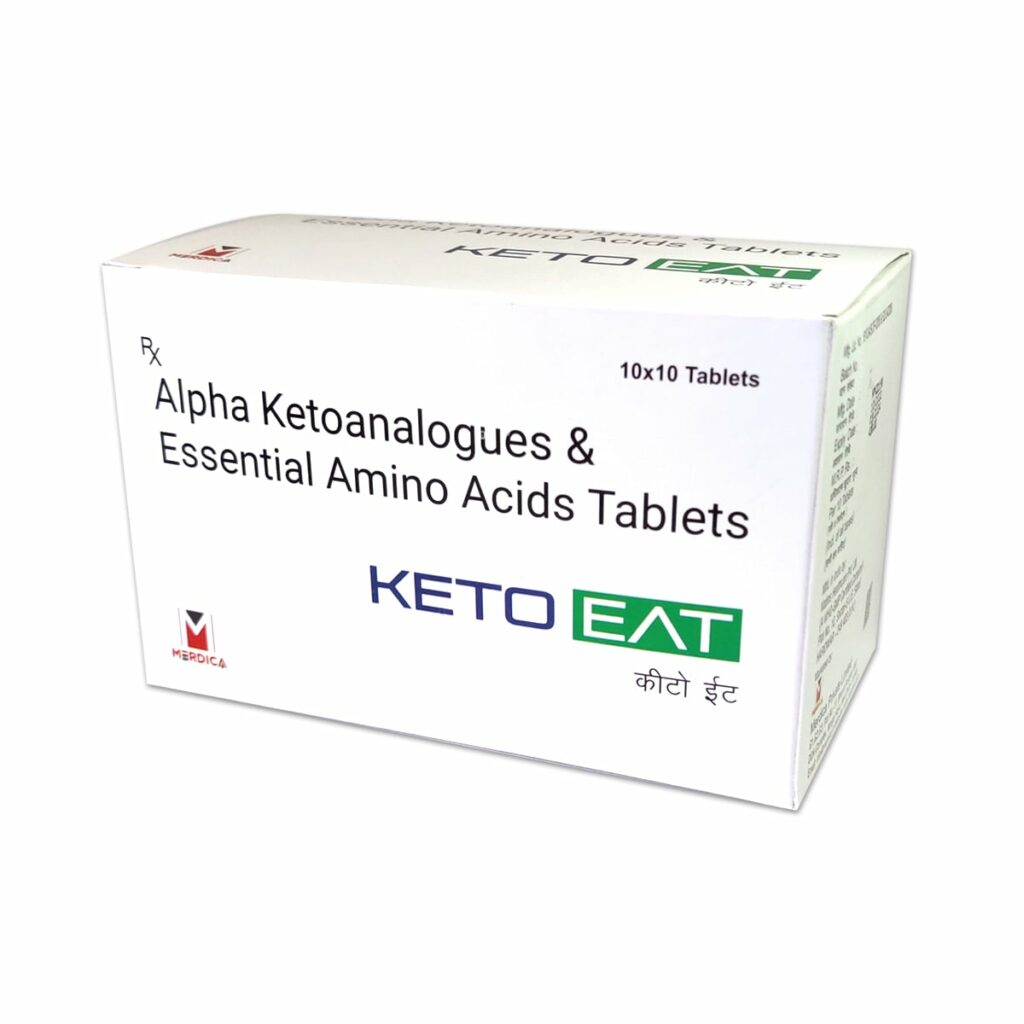 KETOEAT - Alpha ketoanalogue & Essential Amino Acid Tablets - Merdica