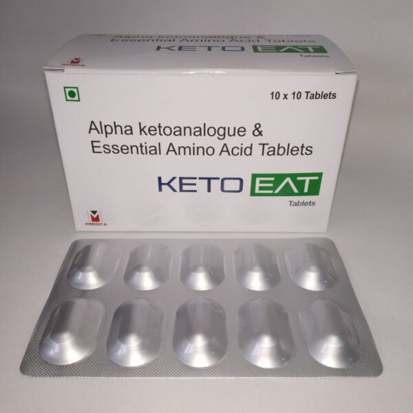 KETOEAT - Alpha ketoanalogue & Essential Amino Acid Tablets - Merdica
