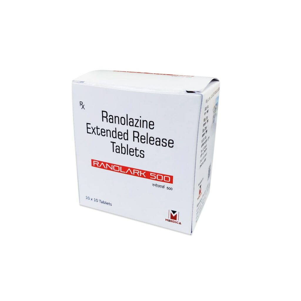 RANOLARK 500 Ranolazine 500 mg (ER) Tablets - Merdica