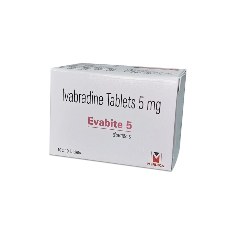 Evabite 5 Ivabradine Tablets 5 mg - Merdica