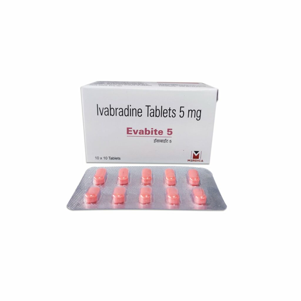 Evabite 5 Ivabradine Tablets 5 mg - Merdica